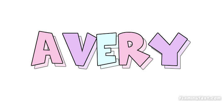 Avery Logo Free Name Design Tool From Flaming Text