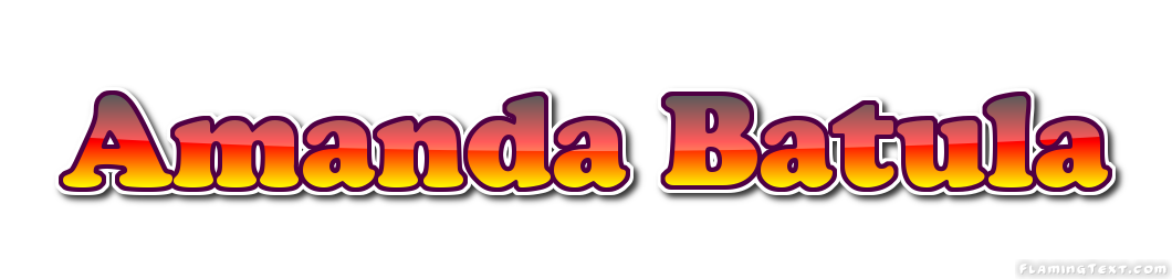 Amanda Batula ロゴ | フレーミングテキストからの無料の名前デザインツール