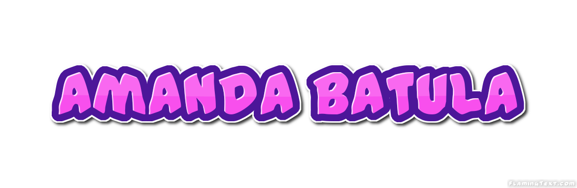 Amanda Batula ロゴ | フレーミングテキストからの無料の名前デザインツール