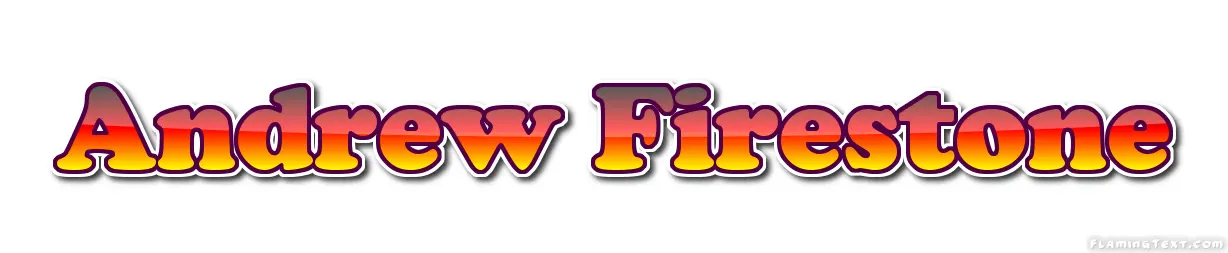 Andrew Firestone ロゴ | フレーミングテキストからの無料の名前デザインツール