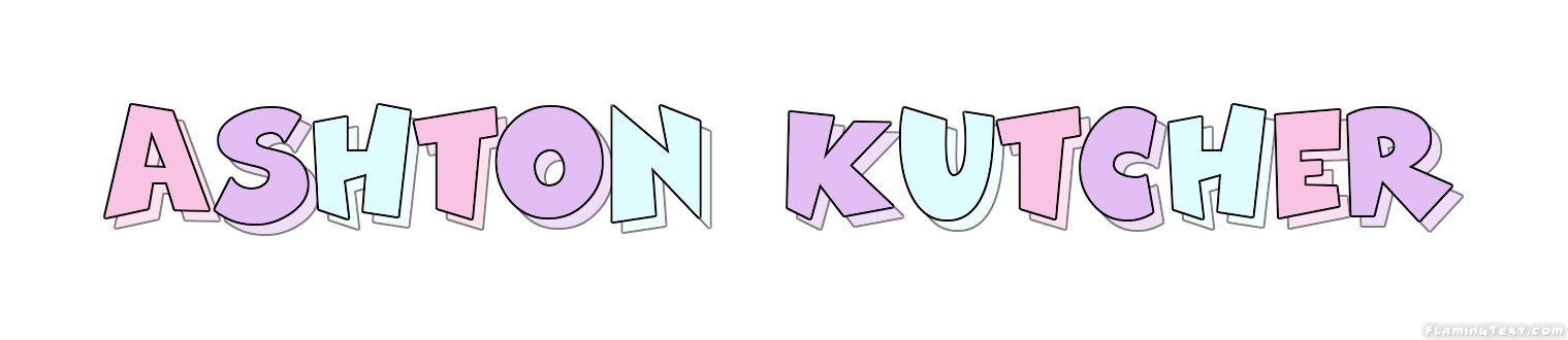 Ashton Kutcher ロゴ | フレーミングテキストからの無料の名前デザインツール
