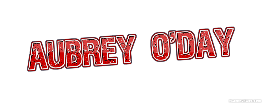Aubrey O'Day ロゴ | フレーミングテキストからの無料の名前デザインツール