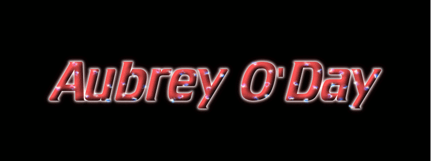 Aubrey O'Day ロゴ | フレーミングテキストからの無料の名前デザインツール