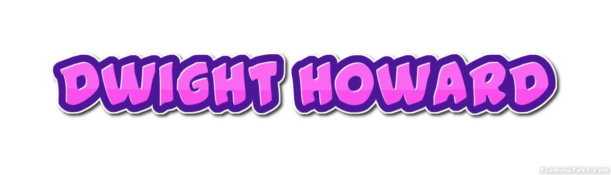 Dwight Howard Logo | Free Name Design Tool from Flaming Text