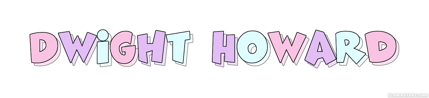 Dwight Howard Logo | Free Name Design Tool from Flaming Text