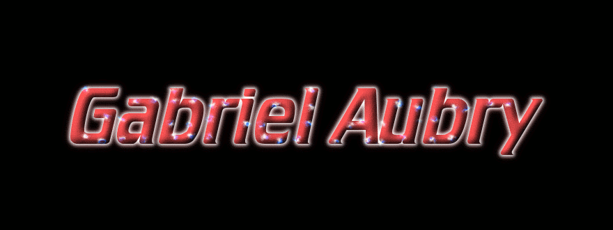 Gabriel Aubry Logo | Free Name Design Tool from Flaming Text