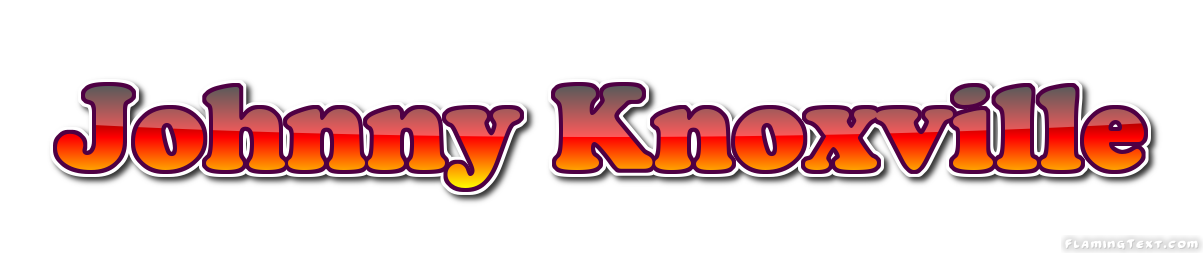 Johnny Knoxville ロゴ | フレーミングテキストからの無料の名前デザインツール
