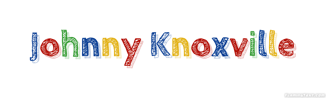 Johnny Knoxville ロゴ | フレーミングテキストからの無料の名前デザインツール