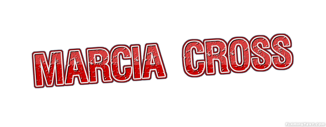 Marcia Cross ロゴ | フレーミングテキストからの無料の名前デザインツール