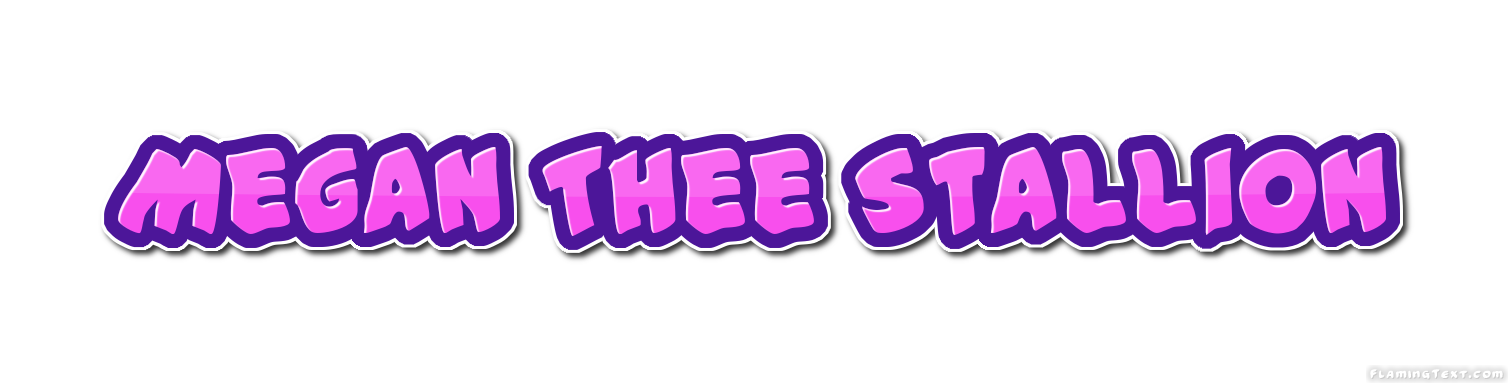 Megan Thee Stallion ロゴ | フレーミングテキストからの無料の名前デザインツール