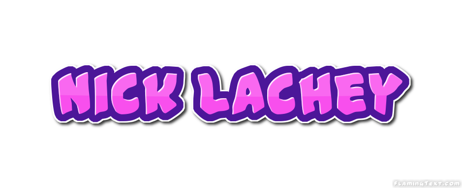 Nick Lachey ロゴ | フレーミングテキストからの無料の名前デザインツール