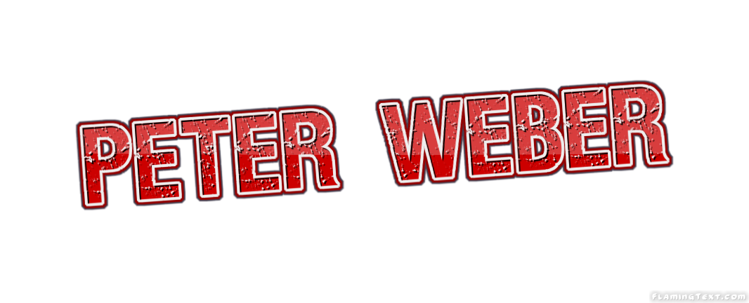 Peter Weber Logo | Free Name Design Tool from Flaming Text