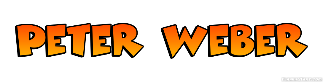 Peter Weber Logo | Free Name Design Tool from Flaming Text