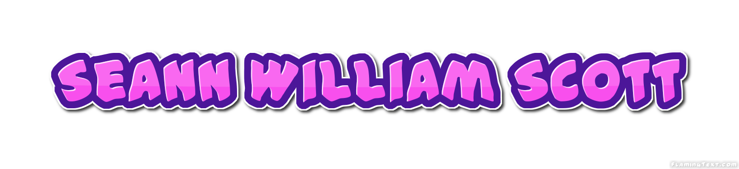 Seann William Scott Logo | Free Name Design Tool from Flaming Text