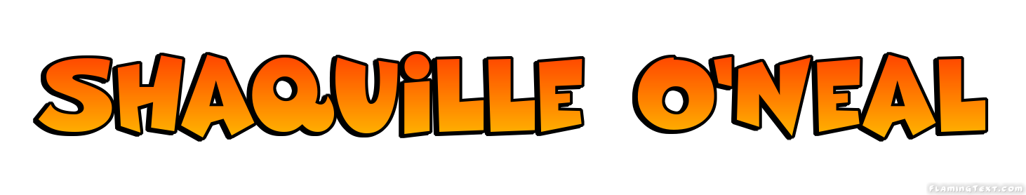 Shaquille O'Neal ロゴ | フレーミングテキストからの無料の名前デザインツール