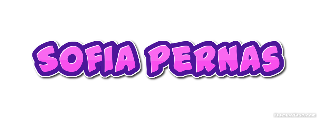 Sofia Pernas Logo | Free Name Design Tool from Flaming Text
