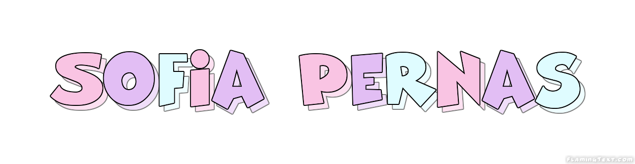 Sofia Pernas Logo | Free Name Design Tool from Flaming Text