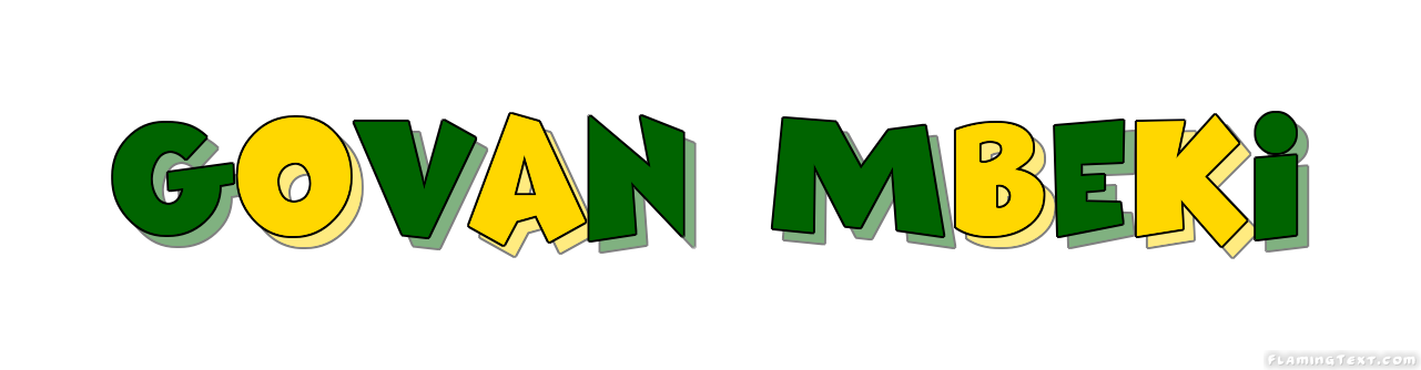 Govan Mbeki Logo Thabo Mbeki, South African Politician Born African