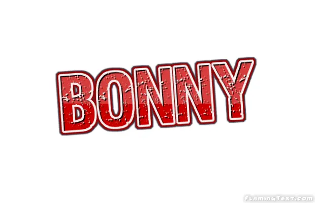 Bonny Logo | Free Name Design Tool from Flaming Text