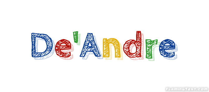De'Andre Logotipo | Ferramenta de Design de Nome Grátis a partir de ...