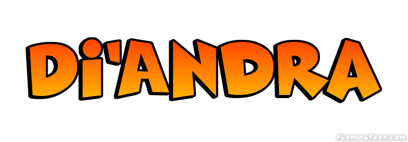 Di'Andra Logo | Free Name Design Tool von Flaming Text