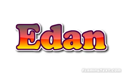 Edan Logo | Outil de conception de nom gratuit à partir de texte flamboyant