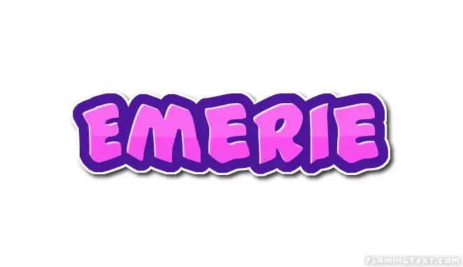 Emerie Logo | Free Name Design Tool from Flaming Text