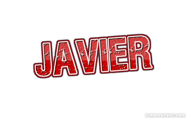 Javier Logo | Herramienta de diseño de nombres gratis de Flaming Text