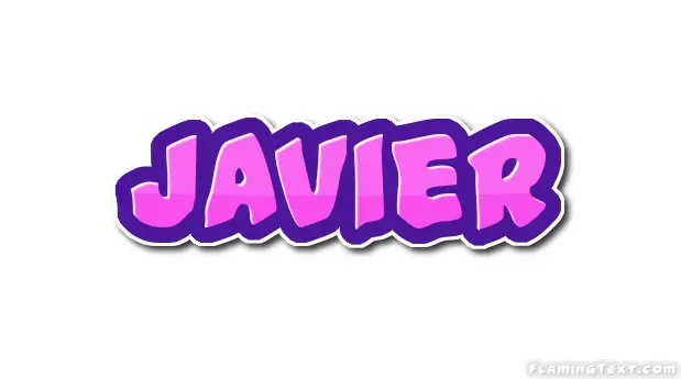 Javier Logo | Herramienta de diseño de nombres gratis de Flaming Text