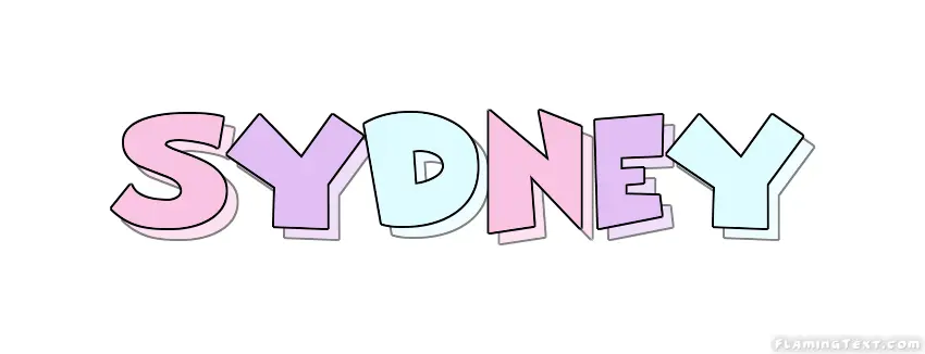 Sydney Logo | Free Name Design Tool from Flaming Text