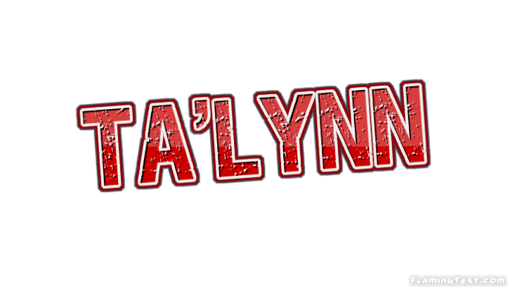 Ta'Lynn Logo | Herramienta de diseño de nombres gratis de Flaming Text