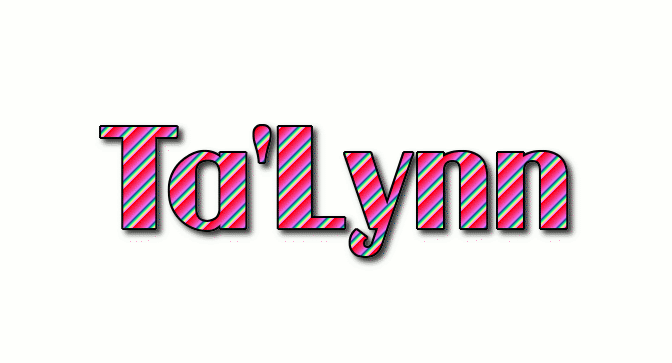 Ta'Lynn Logo | Free Name Design Tool from Flaming Text