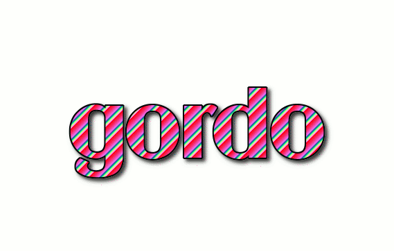 Gordo Logo | Herramienta de diseño de nombres gratis de Flaming Text