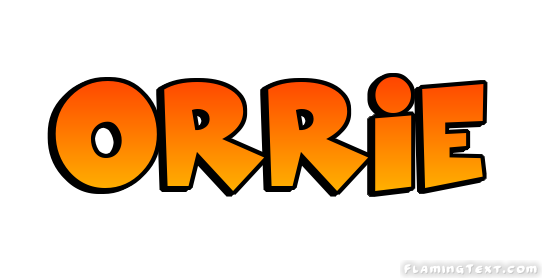 Orrie ロゴ | フレーミングテキストからの無料の名前デザインツール