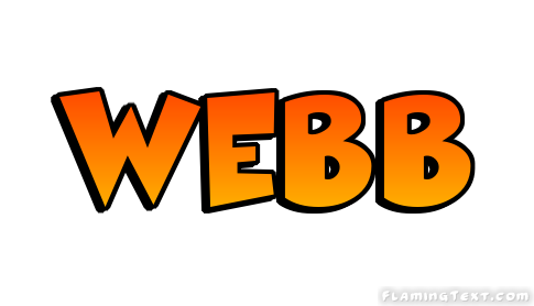 Webb Лого | Бесплатный инструмент для дизайна имени от Flaming Text