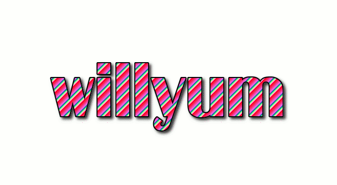 Willyum Logo | Free Name Design Tool from Flaming Text