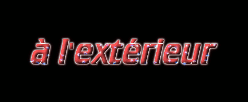 à l'extérieur Logo | Outil de conception de logo gratuit de Flaming Text