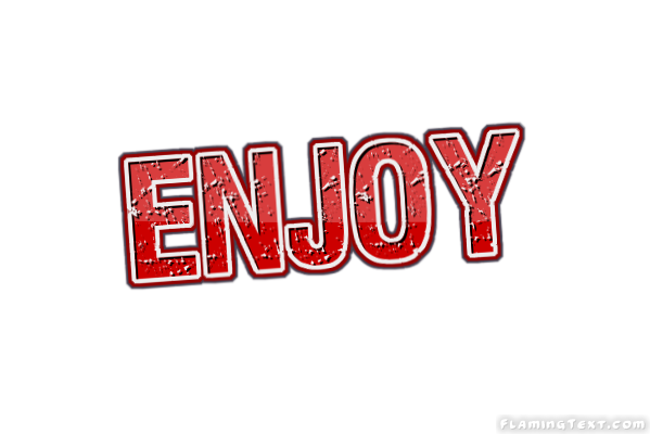 enjoy Logo | Free Logo Design Tool from Flaming Text