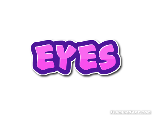 Eyes Logo Free Logo Design Tool From Flaming Text