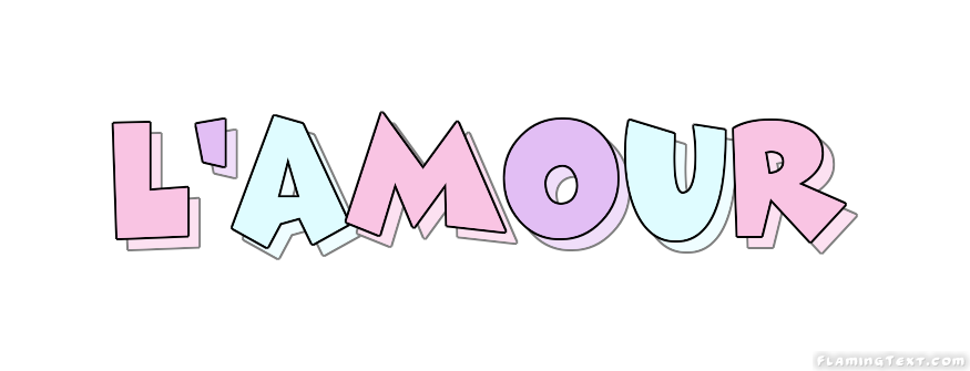 l'amour Logo | Outil de conception de logo gratuit de Flaming Text