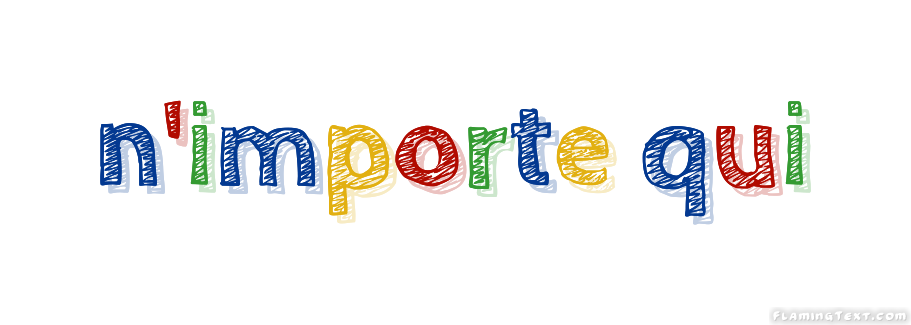 n'importe qui Logo | Outil de conception de logo gratuit de Flaming Text