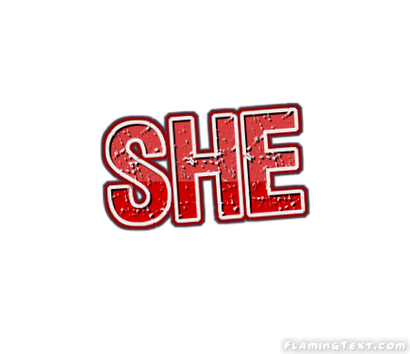 she Logo | Free Logo Design Tool from Flaming Text